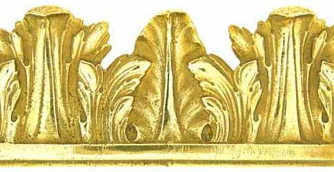 Frieze - Roman Leaf - Fire Fender | Brass Foundry Castings