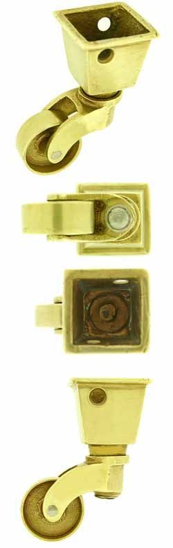 Castor - Square Cup Socket | Brass Foundry Castings