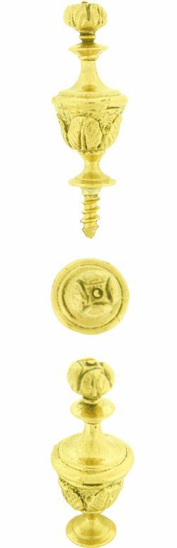 Finial - Vase Shaped Urn | Brass Foundry Castings
